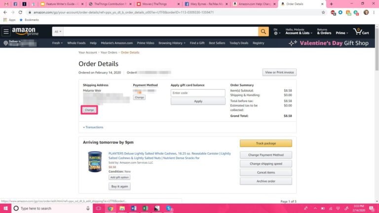 How to Change Address in Amazon After Placing an Order