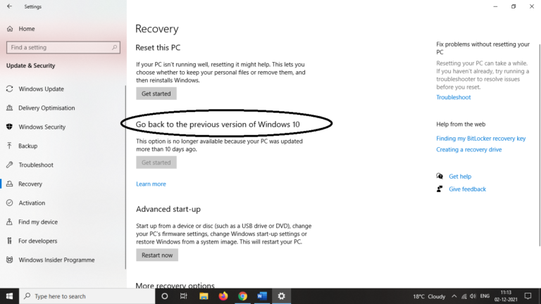 That’s How to Go Back to Windows 10 From Windows 11