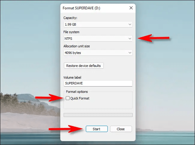 Easy Steps to Format Hard Drive or SSD in Windows 11