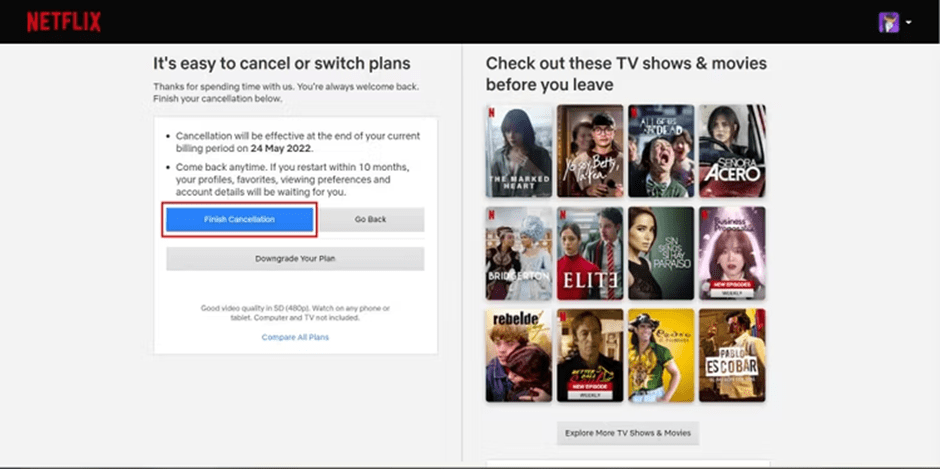 How to Cancel your Netflix Subscription on Android, IOS, and Web?