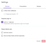 Top three Ways to Limit Google form Responses
