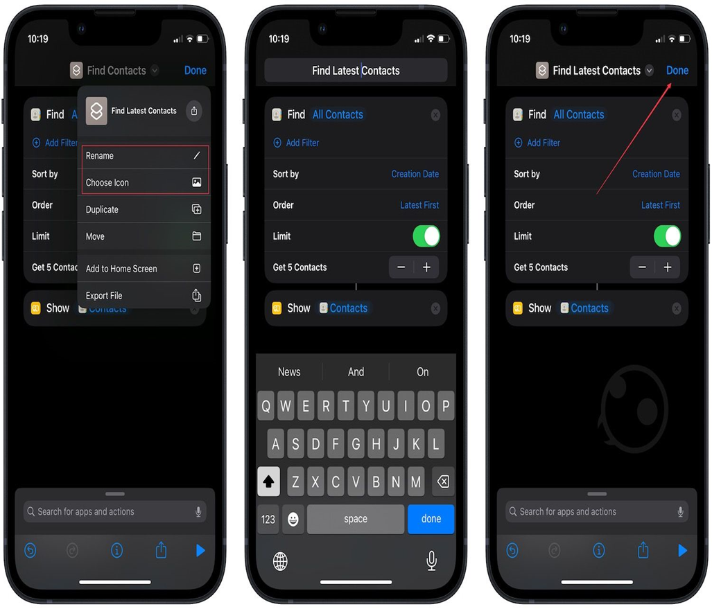 How to See Recently Added Contacts on iPhone using an In-Built App?