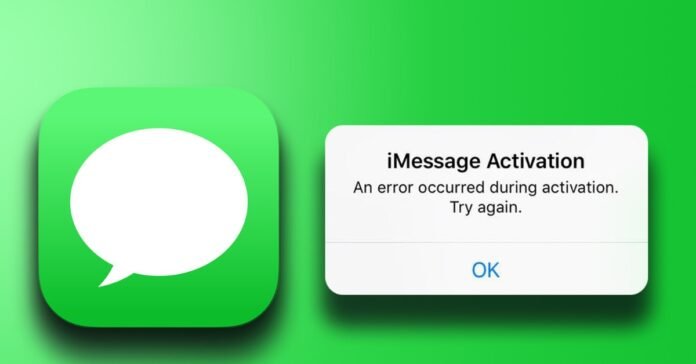 How to fix iMessage activation errors